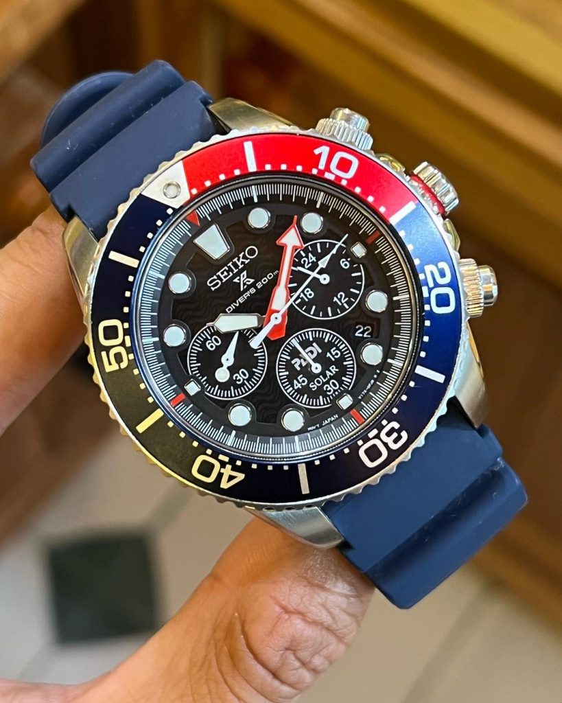 Jual Jam Vintage Seiko Solar Pepsi